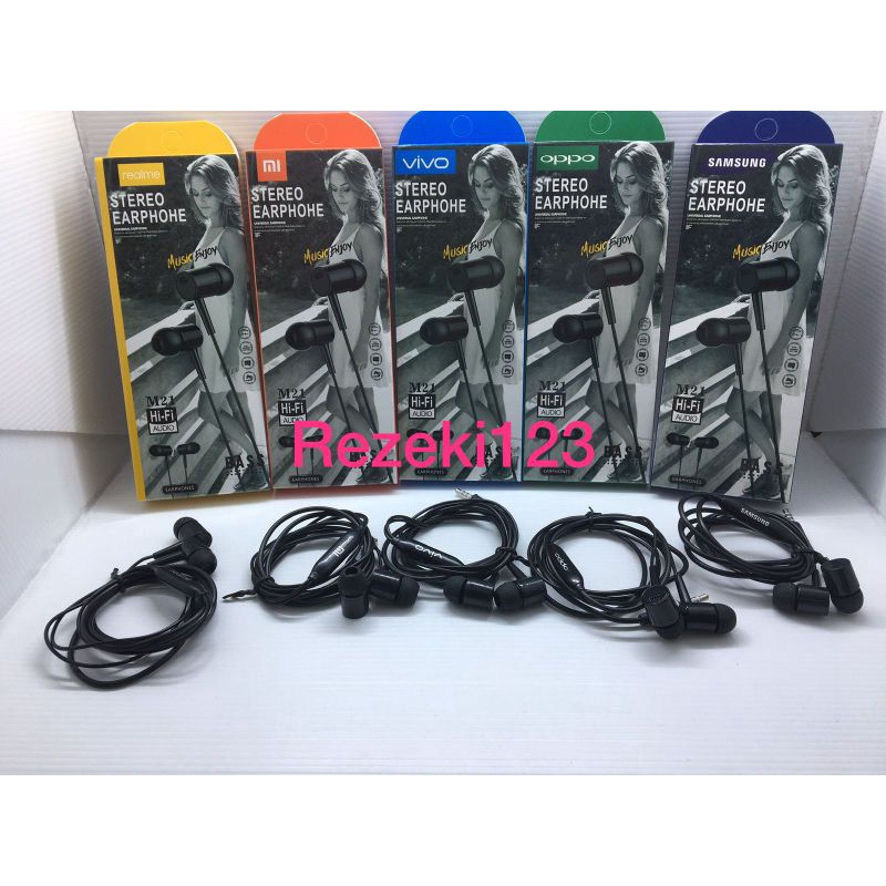 Jual Headset Branded samsung Model M29 Dan M21 bisa untuk semua hp ...