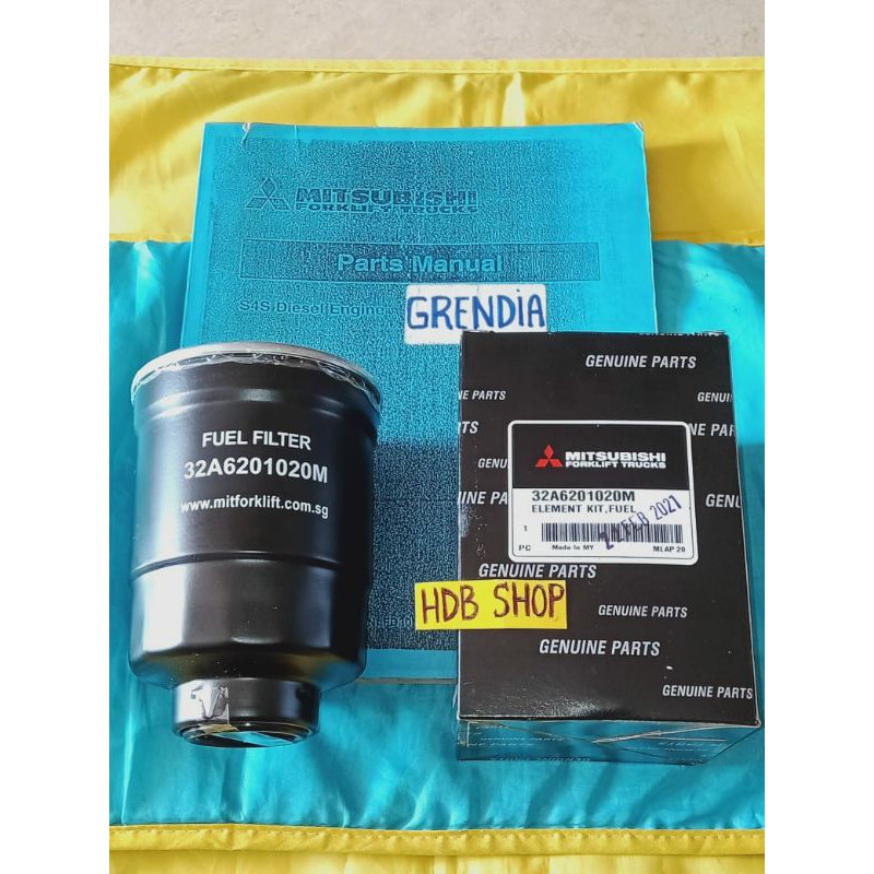 Jual filter solar forklift Mitsubishi grendia fd 20/25/30 N genuine ...