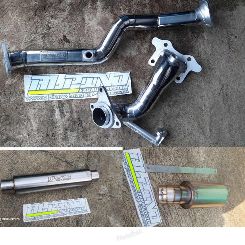 Jual Alpino exhaust full set mobilio | Shopee Indonesia