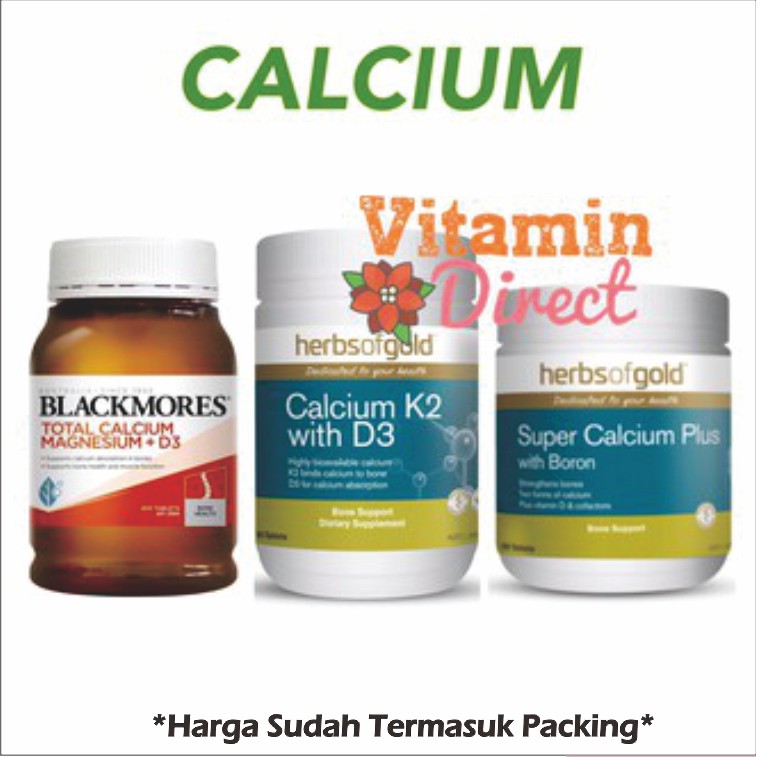 Jual Herbs of Gold Super Calcium with Boron 180 tablets OR Herbs of ...