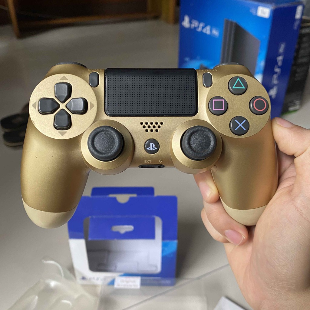 Jual Dualshock 4 PS4 Controller New Version LED Lightbar - GOLD ...