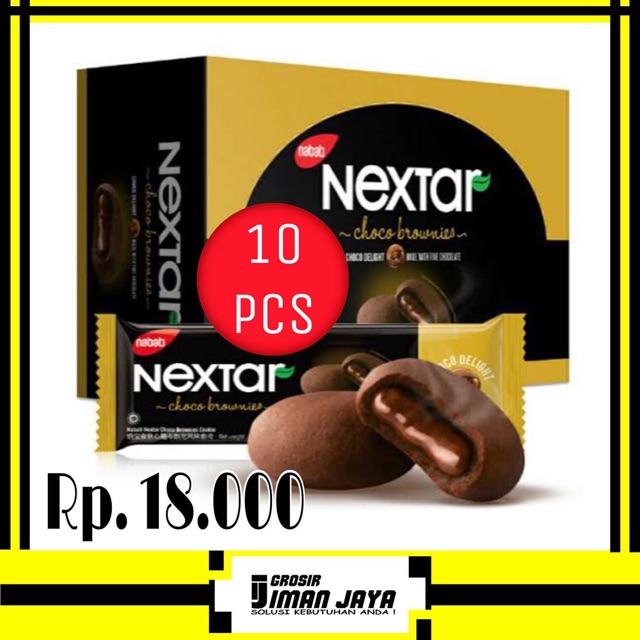 Jual Nextar Choco Brownies 1 Box (10 Pcs) | Shopee Indonesia