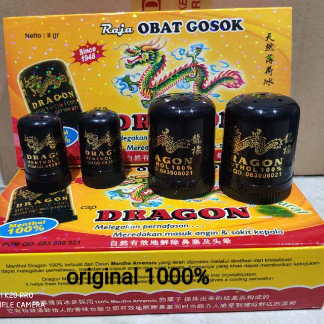 Jual Dragon Menthol obat gosok | Shopee Indonesia