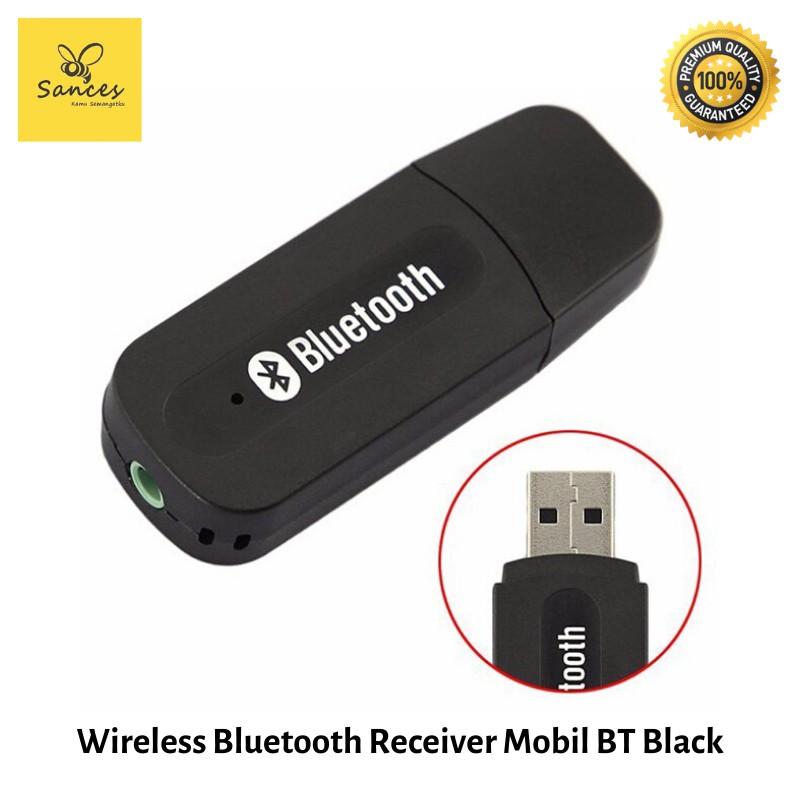 Jual Wireless Bluetooth Receiver Mobil Black | Shopee Indonesia