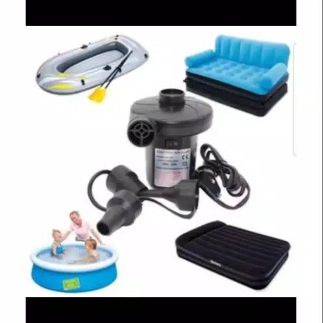 Jual Pompa kasur udara listrik pompa elektrik pompa angin otomatis kolam renang pompa bola gym ...