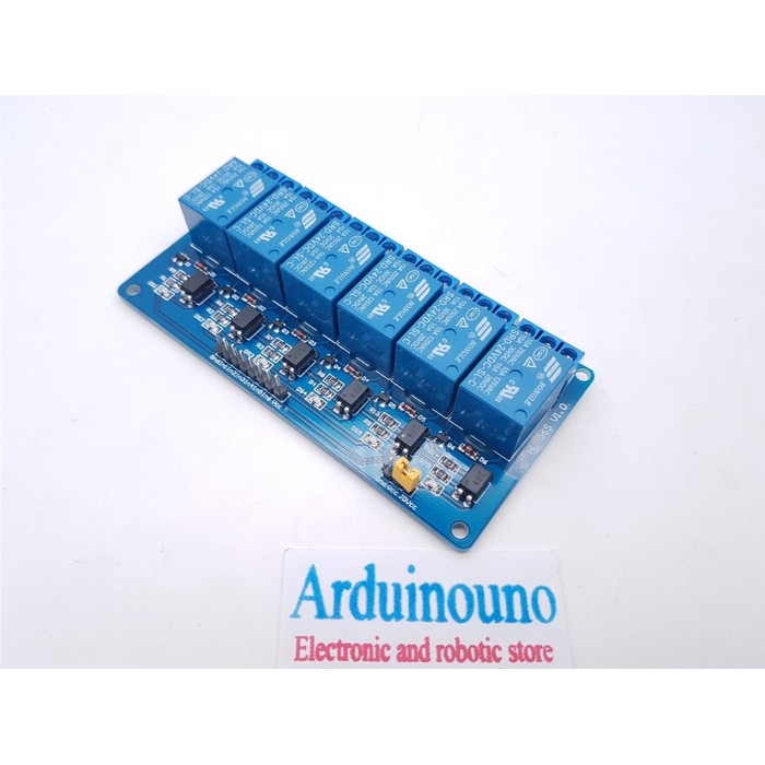 Jual New Relay Module 6 Channel 24v with Optocoupler LED for Arduino ...