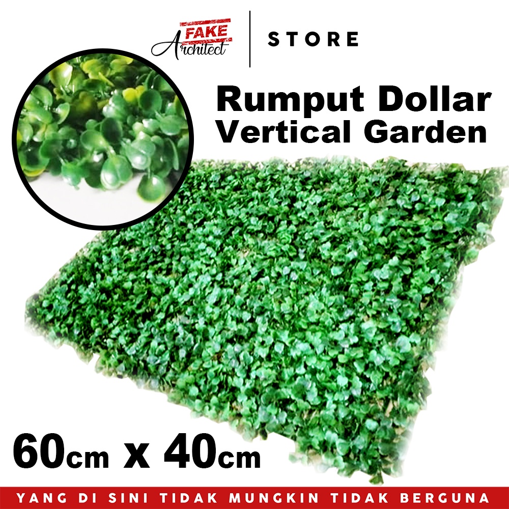 Jual Rumput Dolar Vertikal Garden | Rumput Sintetis Hiasan Dinding ...