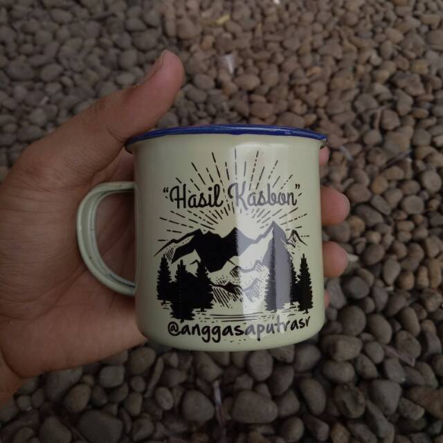 Jual Gelas enamel custom | Shopee Indonesia