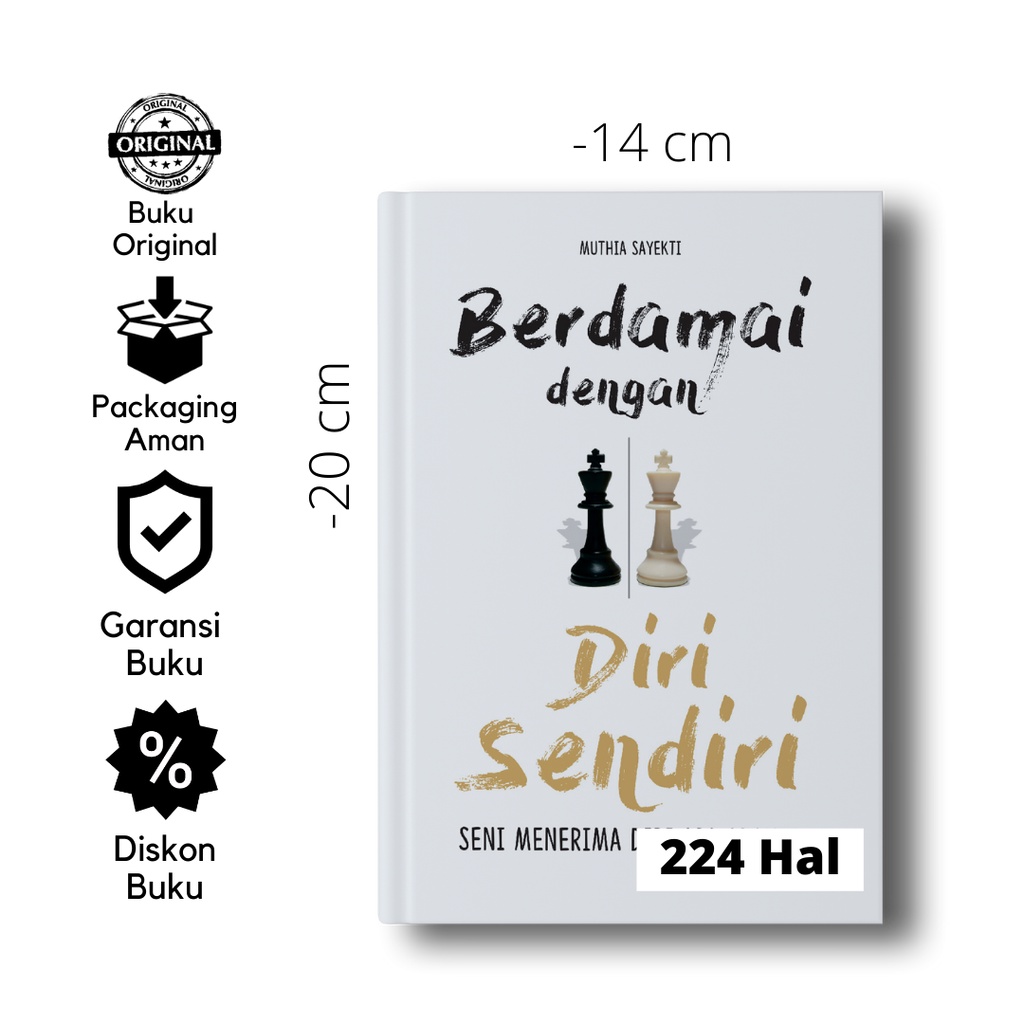 Jual Berdamai Dengan Diri Sendiri x Qutu Buku | Shopee Indonesia
