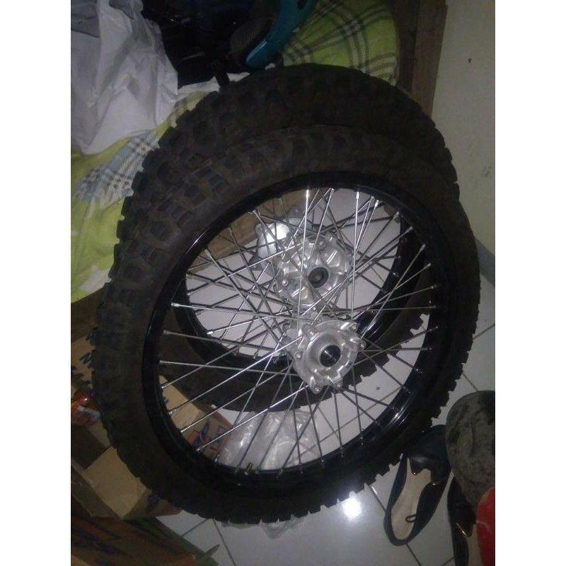 Jual Velg Alumunium Paket Banset Trail lumpur trabas motocross ban tahu ...