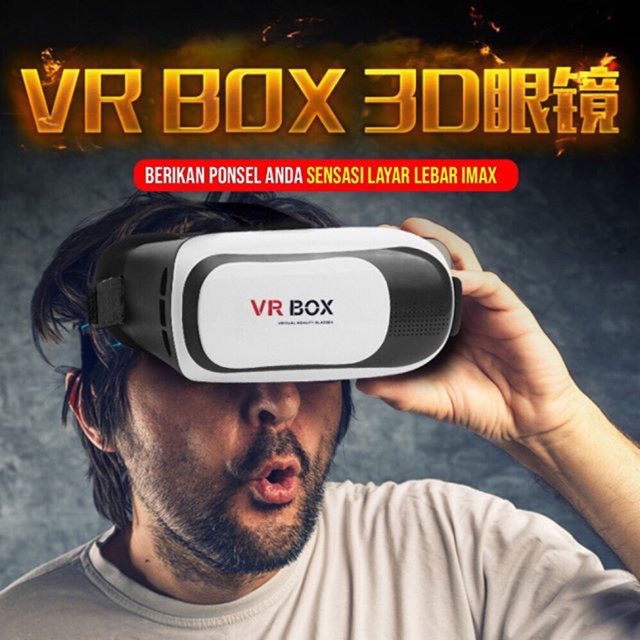 Jual Virtual Reality 3D Box Kacamata HP GADGET dimensi VR handphone ...