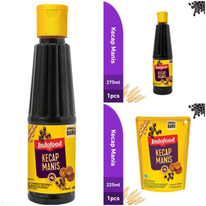 Jual Kecap Indofood Manis 135 ML , 225 ML , 275 ML | Shopee Indonesia