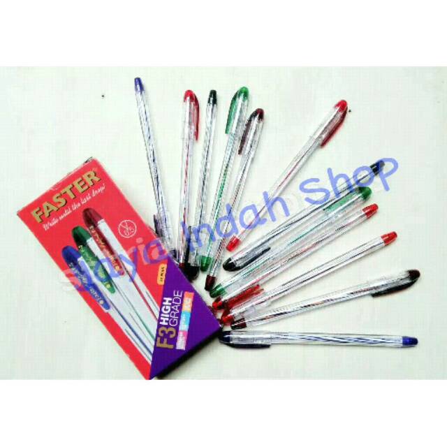 Jual faster F3 0.5 ballpoint pulpen pen alat tulis pena bolpen murah ...