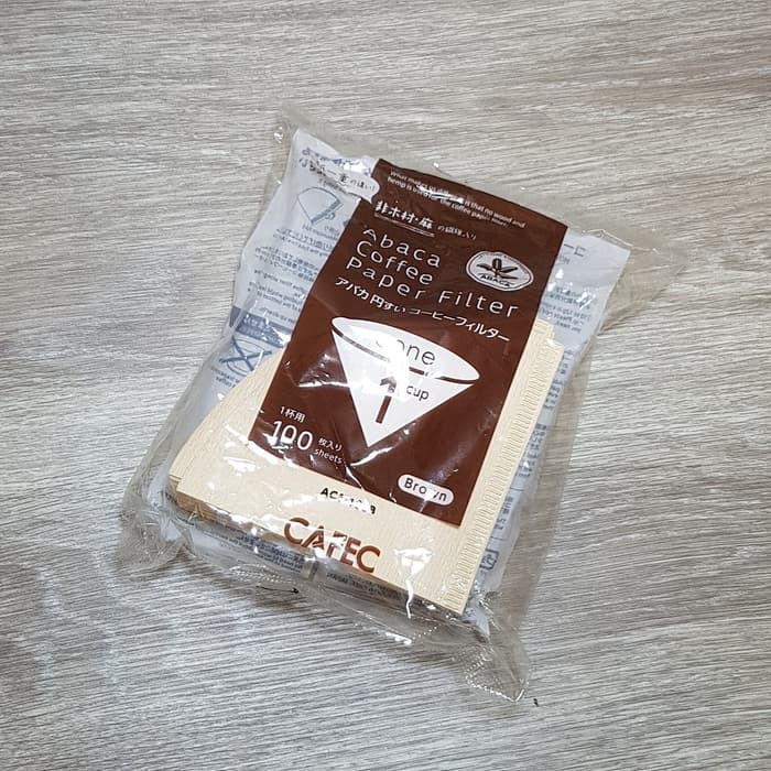 Jual Cafec Abaca Coffee Paper Filter 01 Kertas Saringan Kopi V60 Pour ...