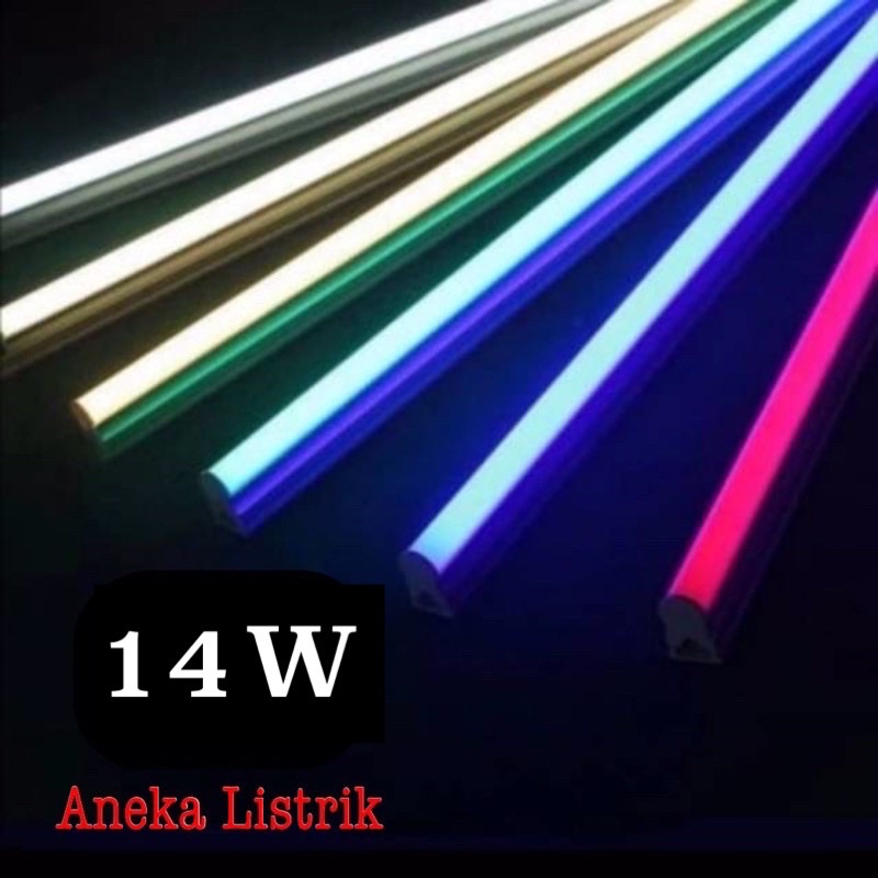 Jual LAMPU TL NEON T5 LED 14W 90CM TUBE WARNA WARNI MODEL KOTAK | Shopee Indonesia