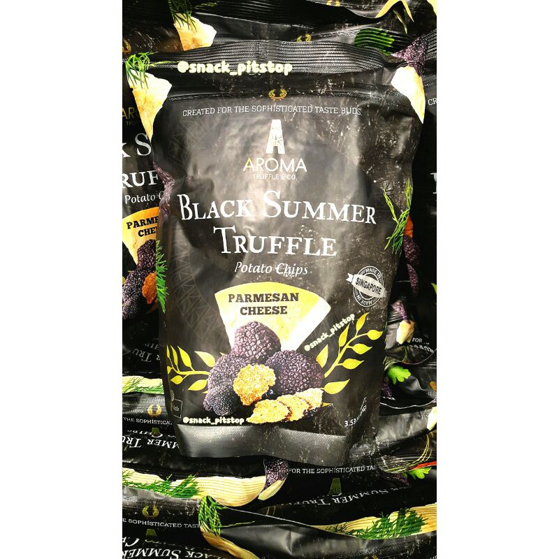 Jual Aroma Black Summer Truffle Potato Chips - Parmesan Cheese - 100 Gr ...