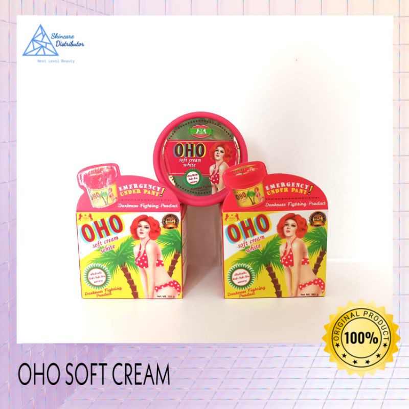 Jual OHO SOFT CREAM PREMIUM WHITENING ANTI BLACK CLEAR DARK CLEARDARK | Shopee Indonesia