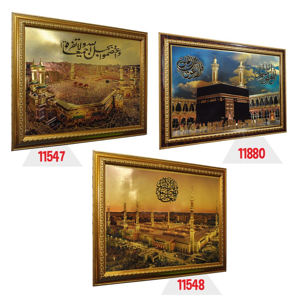 Jual Plakat Muslim Plastic "Ka'bah", "Masjidil Haram" dan "Nabawi" 19 ...