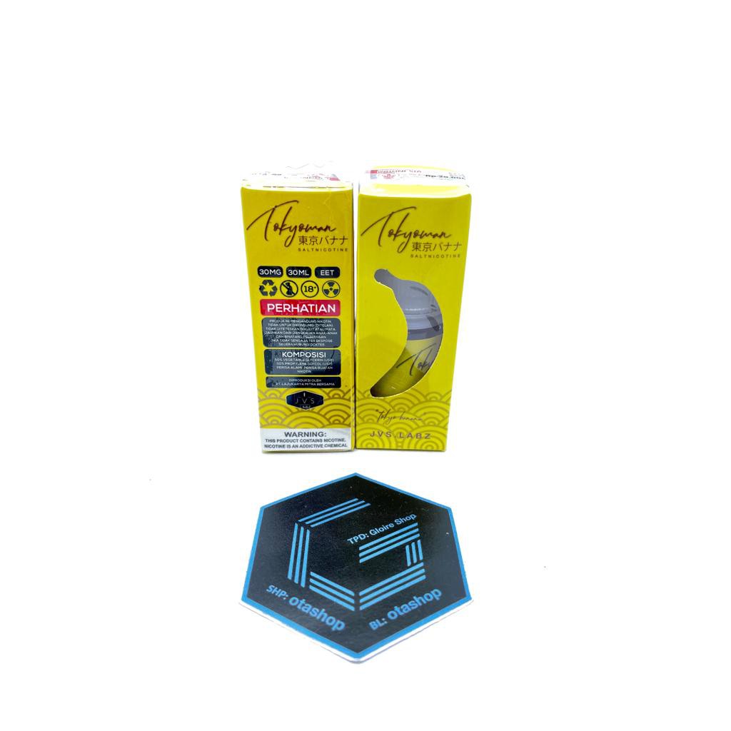 Jual Salt Nic Tokyoman JVS Labz 30ml 30mg liquid vape pods banana labs ...