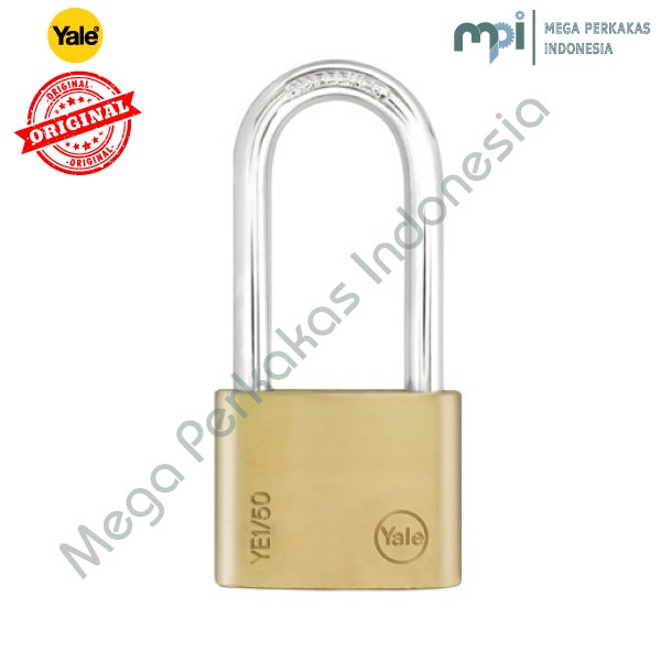 Jual GEMBOK PADLOCK YALE YE1 50 166 Brass Padlock Essential Series ...
