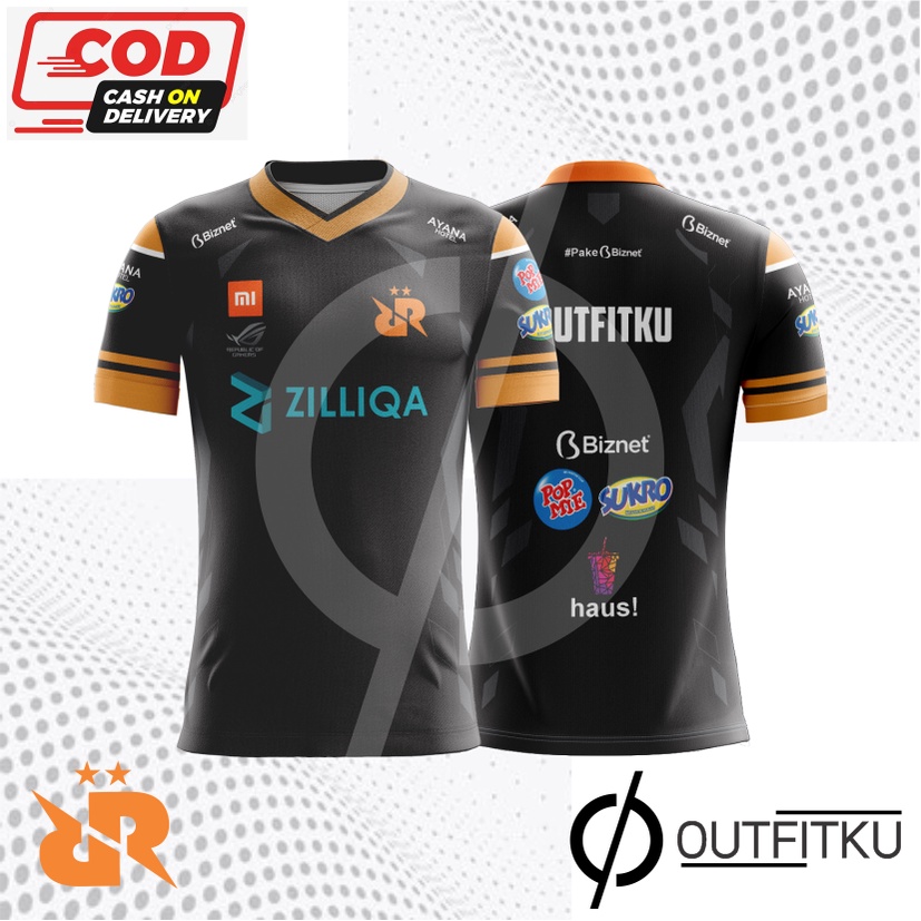 Jual Jersey Gaming RRQ Esport 2022 Terbaru Bisa Request Ganti Nama ...