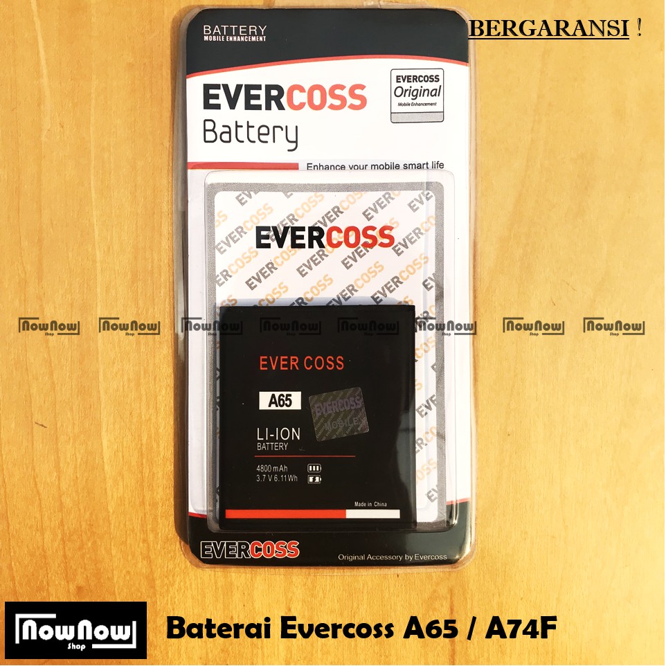 Jual Baterai Evercoss A65 One X - A74F Original Double Power Batre Batrai Battery Handphone ...