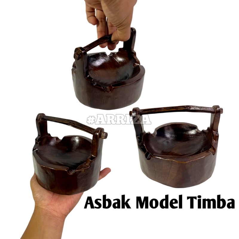 Jual ASBAK ROKOK KAYU MODEL TIMBA / ASBAK ROKOK / ASBAK ROKOK KAYU JATI ...