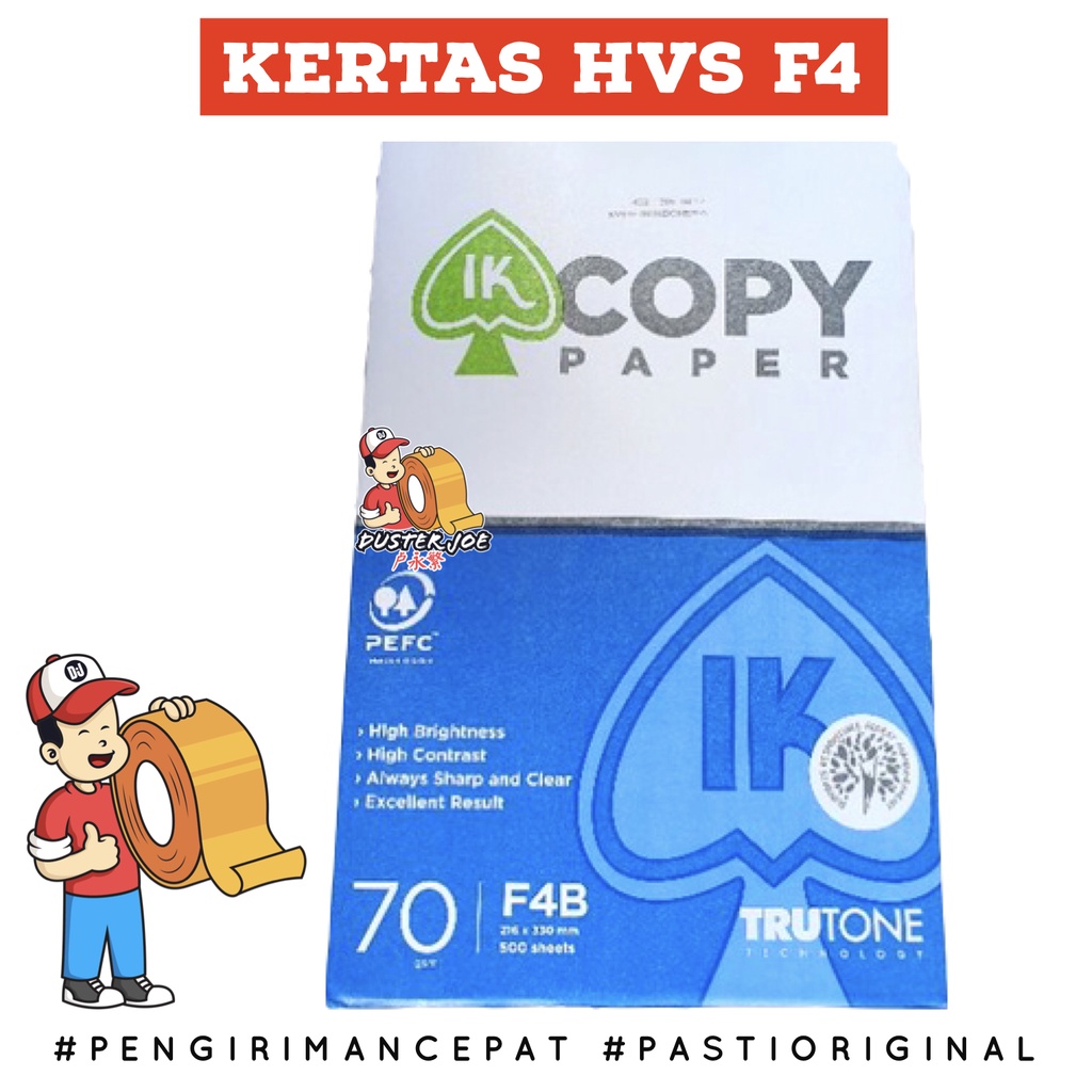 Jual Kertas HVS F4 70gr IK COPY PAPER PER 1 RIM | Shopee Indonesia