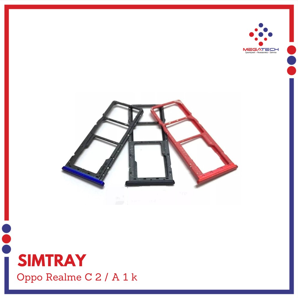 Jual Sim Tray Realme C2 / Sim Tray Oppo A1k - Parts Kompatible Dengan ...