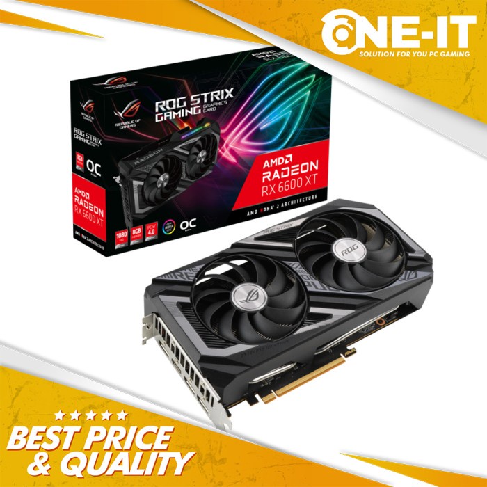 Jual VGA ASUS ROG Strix Radeon RX 6600 XT OC 8GB GDDR6 | Shopee Indonesia