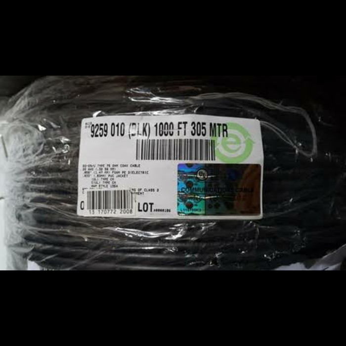 Jual KABEL BELDEN RG59 9259 COAXIAL SERABUT | Shopee Indonesia