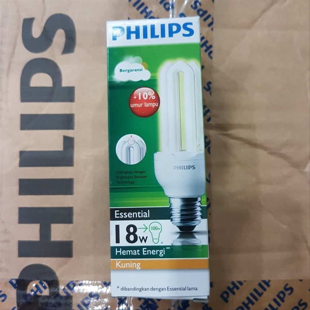Jual Lampu Philips Essential 18W 18 Watt 18 W 18Watt WarmWhiteLight Kuning | Shopee Indonesia