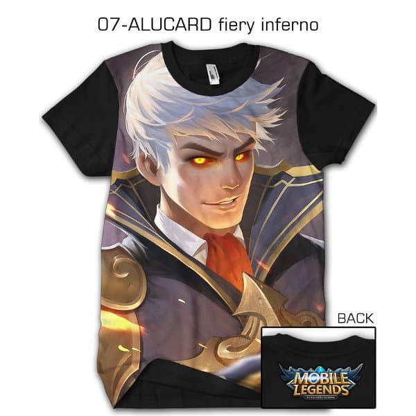 Jual Miliki Kaos Mobile Legend 3D Alucard Fiery inferno Baju Dewasa Pakaian Anak terbaik ...