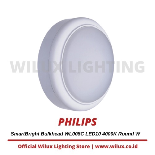 Jual PHILIPS WL008C LED10/NW Round W | Shopee Indonesia