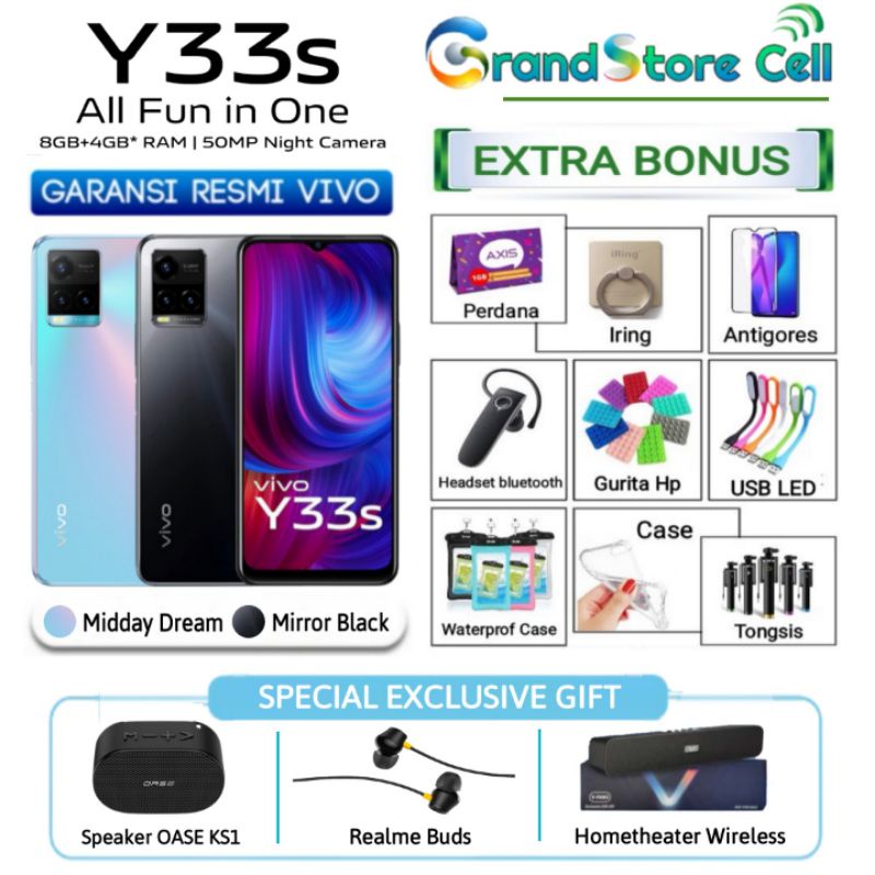 Jual VIVO Y33S - Y33 s RAM 8/128 GB | VIVO Y21s RAM 4/128 GB GARANSI ...