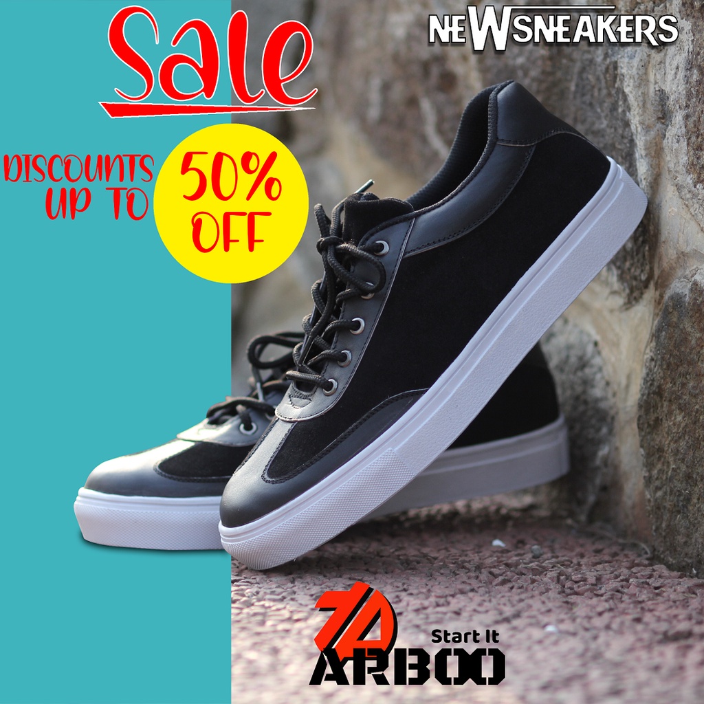 Jual Sepatu Pria Sepatu Sneakers kulit asli Pria Kasual Trendy Terbaru ...