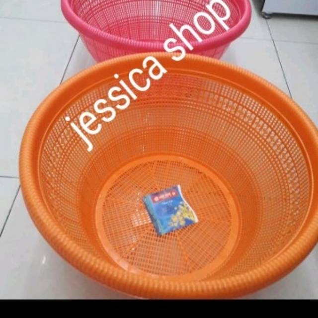 Jual KERANJANG PLASTIK SERBAGUNA / BAKUL NASI BULAT LION STAR / BASKET ...