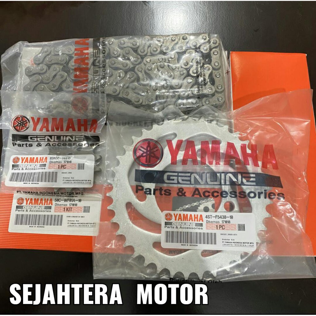 Jual Gearset Gear Set Rantai Paket Yamaha Jupiter MX New Baru Kopling 50C ( Sejahtera - 776 ...