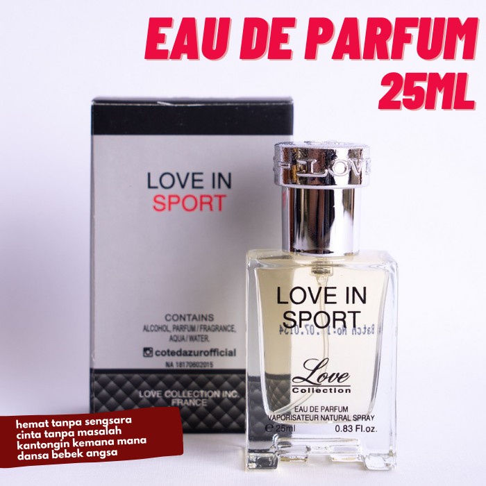Jual Love Collection Love in Sport EDP 25 ML | Shopee Indonesia