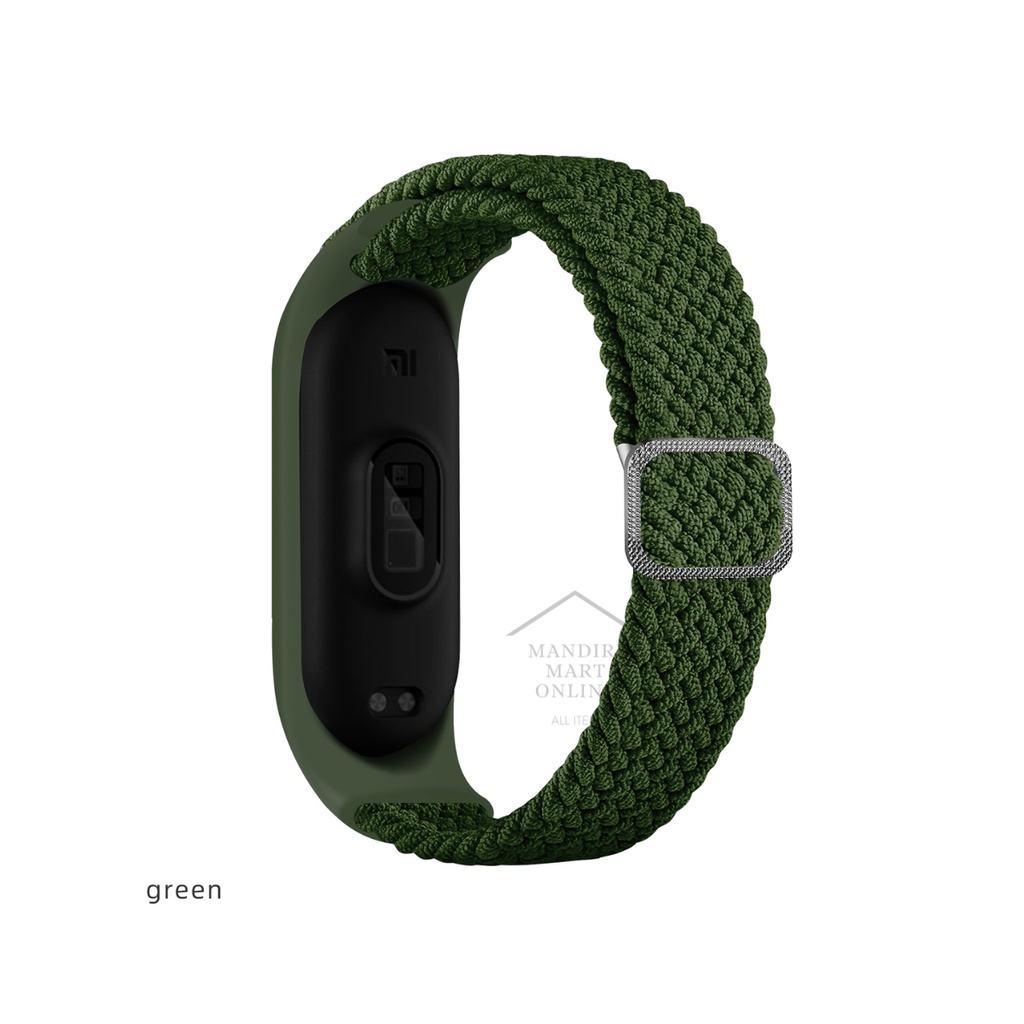 Jual Strap Nylon Xiaomi Mi band 7 6 5 4 3 / Tali Pengganti Miband 3/4/5/6/7 Nilon | Shopee Indonesia
