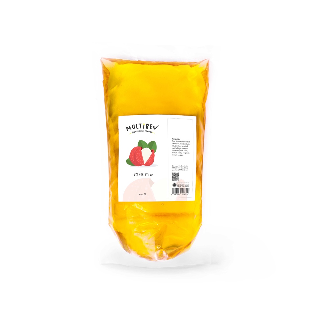 Jual Multibev Sirup Rasa Buah Leci, Sirup Halal Minuman Kekinian ala ...