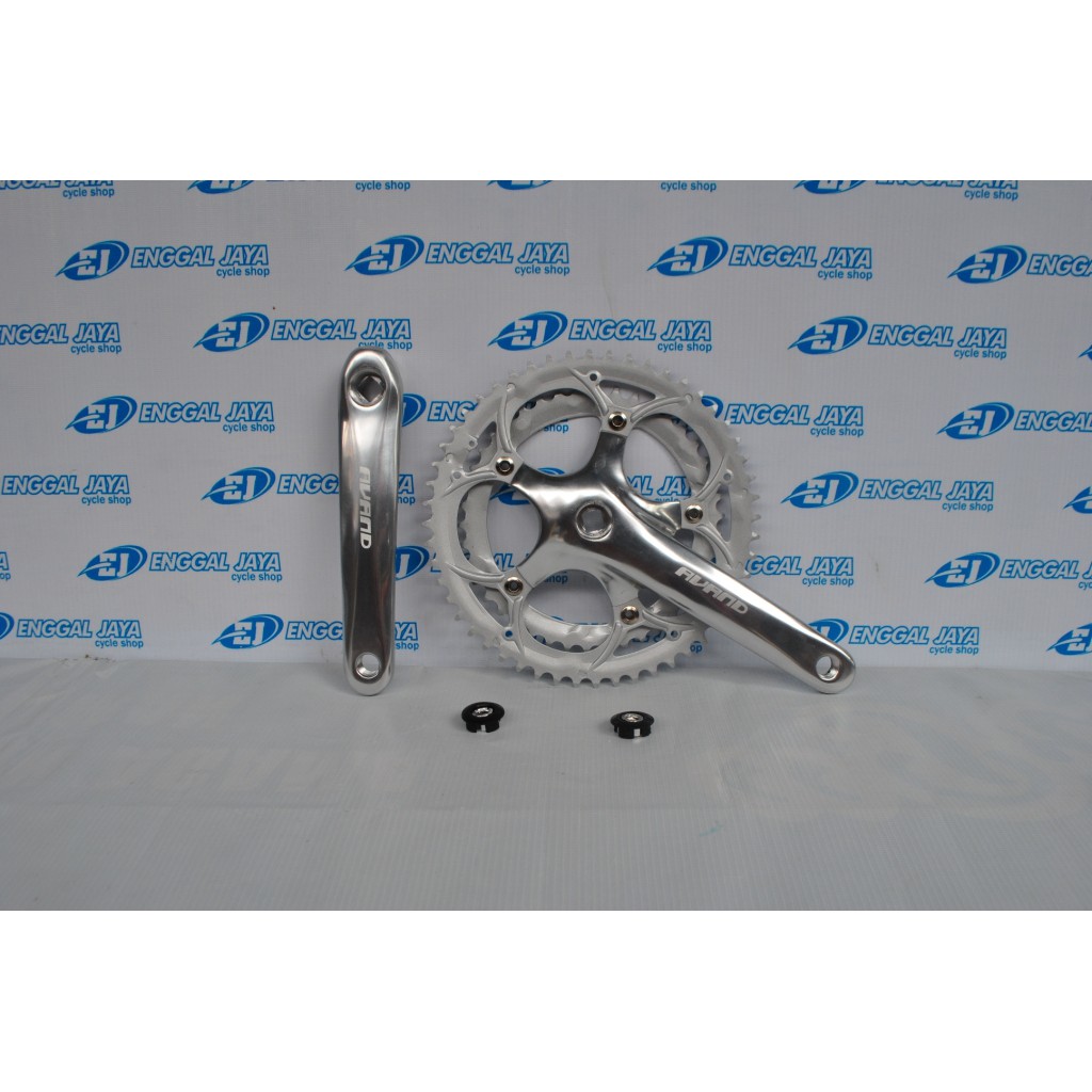 Jual Crank Set Double Chainring United Avand Alloy 42T 52T BB Kotak ...