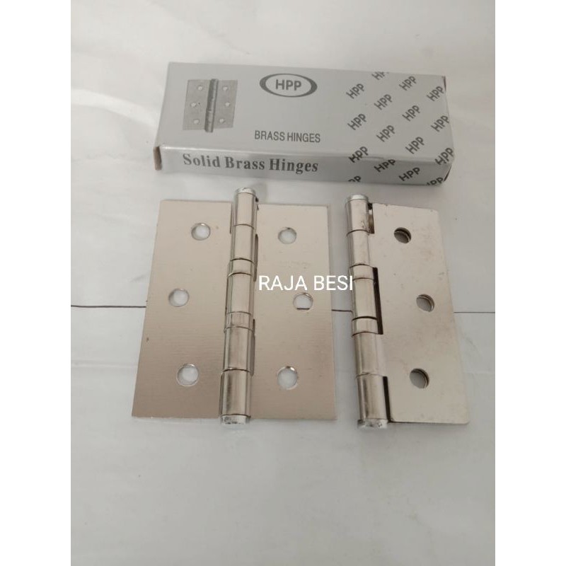 Jual Engsel 3 inch Solid Brass SN Chrom Engsel Jendela | Shopee Indonesia
