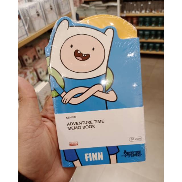 Jual MINISO - ADVENTURE TIME MEMO BOOK (3pack) | Shopee Indonesia