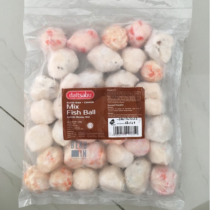 Jual Mix Fish Ball 500gr/Seafood Ball/Bakso Seafood Curah 500gr ...