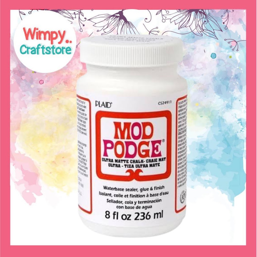 Jual Wimpy - Mod Podge Ultra Matte Chalk Varnish Matte Sealer Lem ...