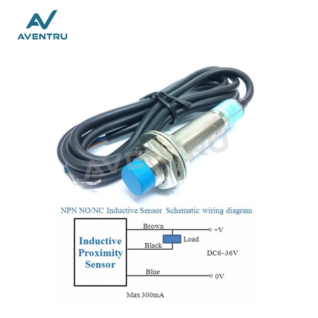 Jual Metal Inductive Sensor Proximity Sensor Switch Detection NPN NO DC ...