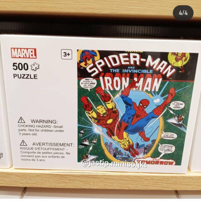 Jual MINISO PUZZLE MARVEL 500PCS | Shopee Indonesia