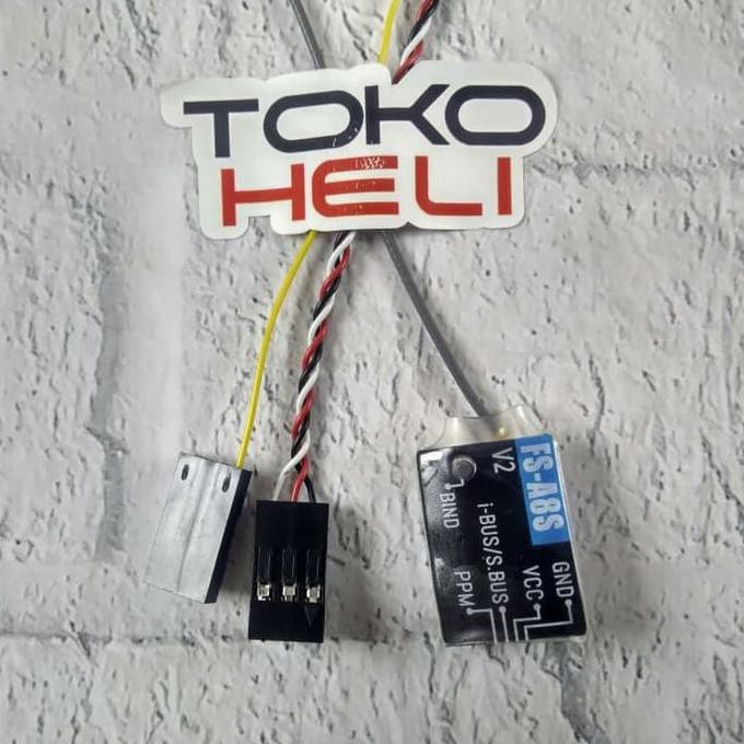 Jual PROMO FLYSKY FS-A8S FS A8S 2.4G 8CH MINI RECEIVER W/ PPM IBUS SBUS ...