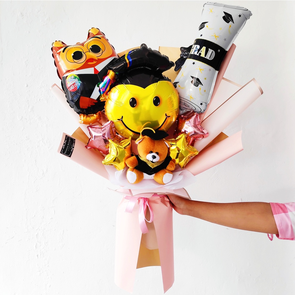 Jual SMALL - SIMPLE GRADUATION BOUQUET / KADO WISUDA/ HADIAH WISUDA ...